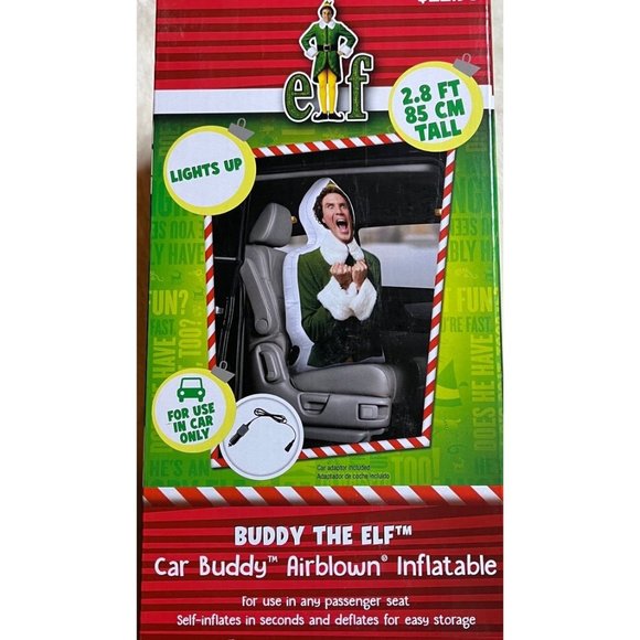 Gemmy | Holiday | New Buddy The Elf Car Buddy Airblown 28ft Inflatable ...